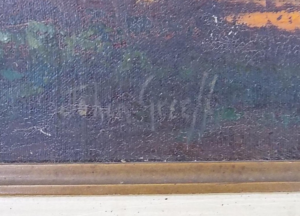 Johan Greeff | Homestead below Mountains | MutualArt