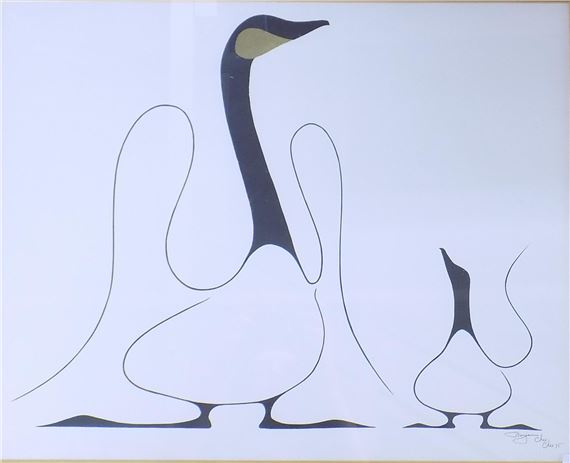 Benjamin Chee Chee | Geese (1976) | MutualArt