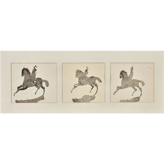 Gottfried Tritten | Drei Reiter | MutualArt