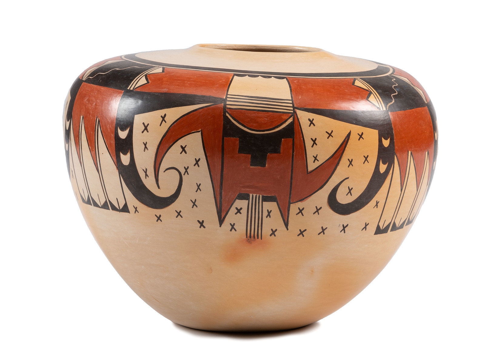 Rachel Sahmie Nampeyo | Polychrome Pottery Seed Jar | MutualArt