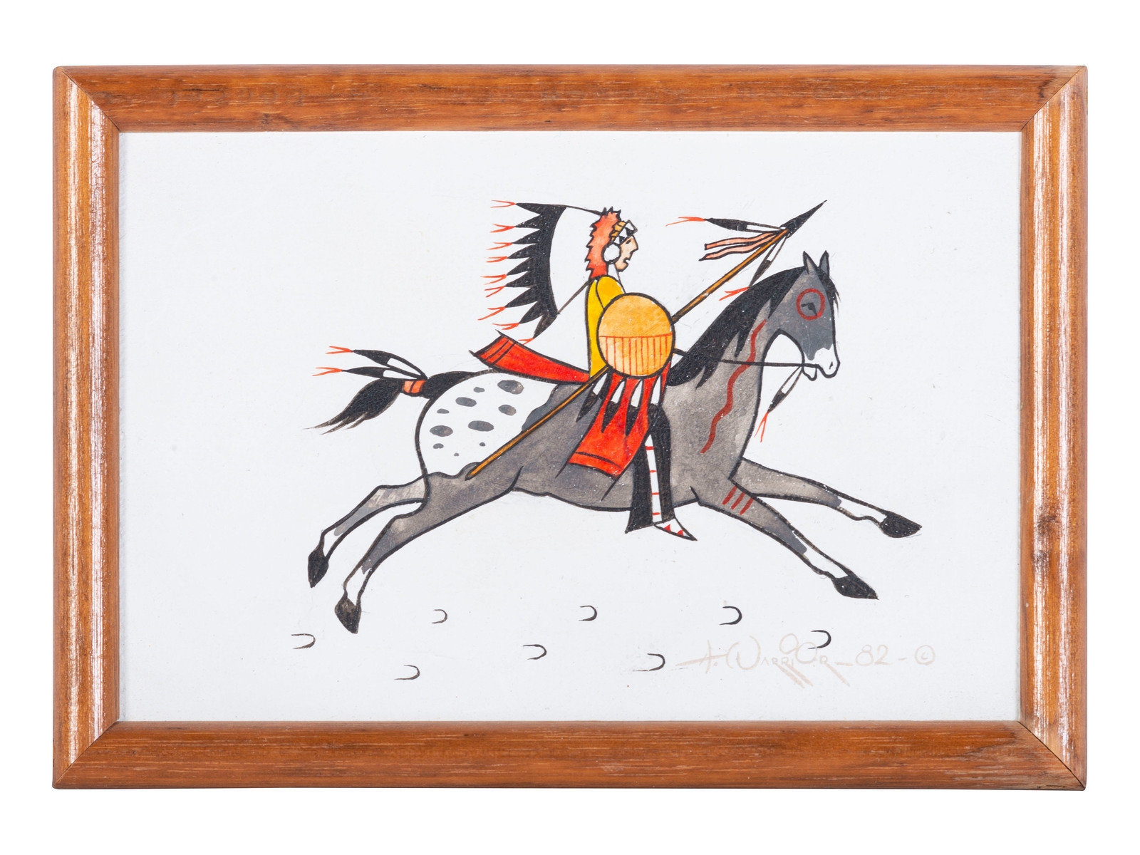 Antowine Warrior | Ledger Rider - I (1982) | MutualArt