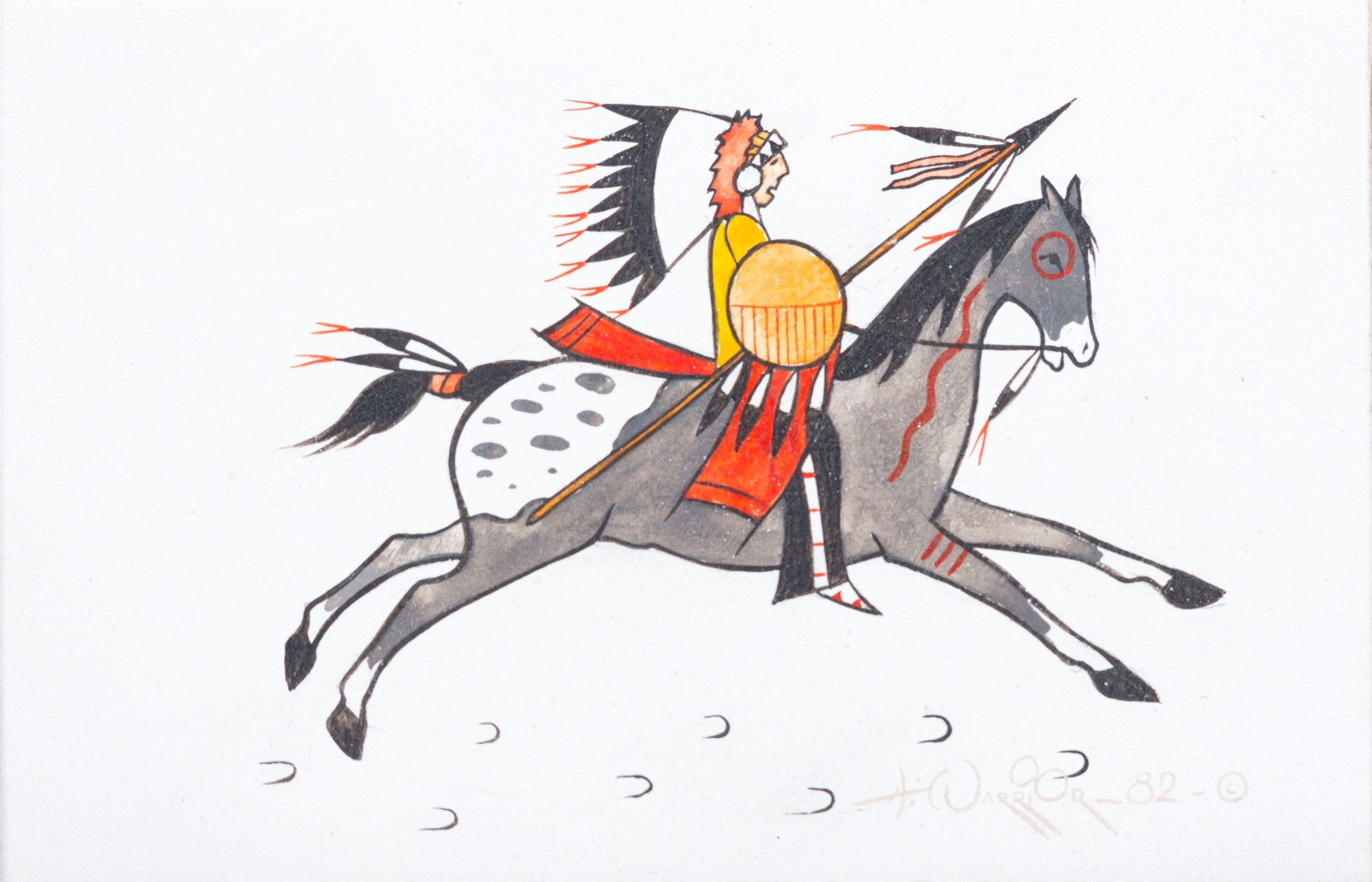 Antowine Warrior | Ledger Rider - I (1982) | MutualArt