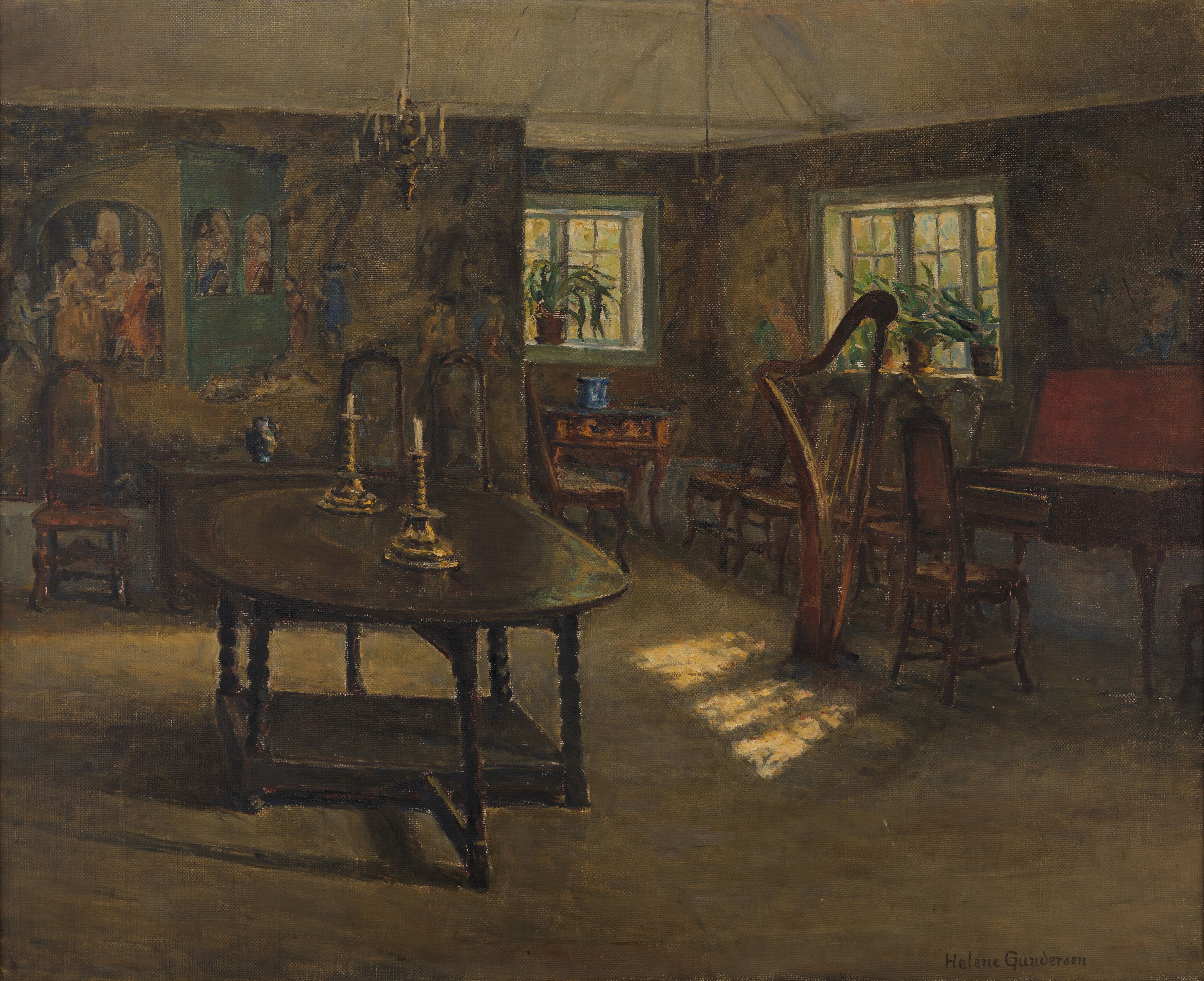 Helene Gundersen | Intérieur du presbytère de Vågå | MutualArt