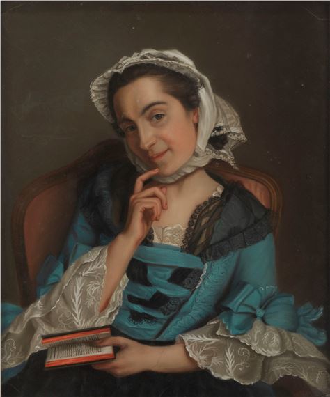 Liotard Jean-Étienne‏ | Portrait de Louise d'Epinay | Artwork ...