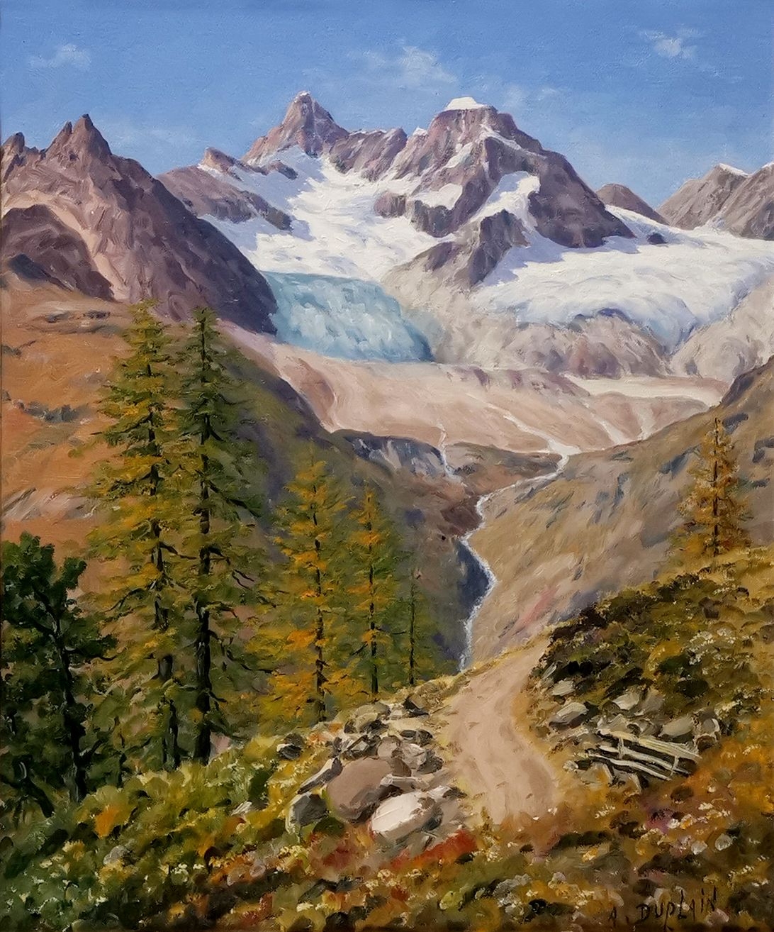 Albert Duplain | Glacier en Valais | MutualArt