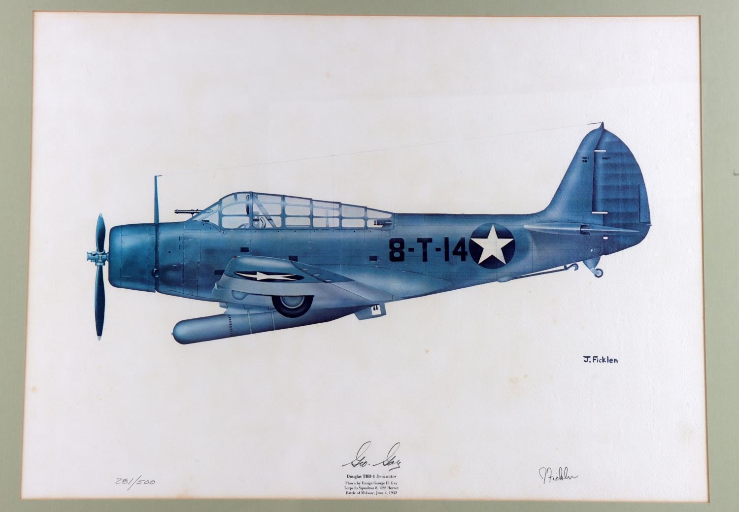 John Ficklen | Torpedo Squadron 8 from the USS Hornet at the Battle of ...