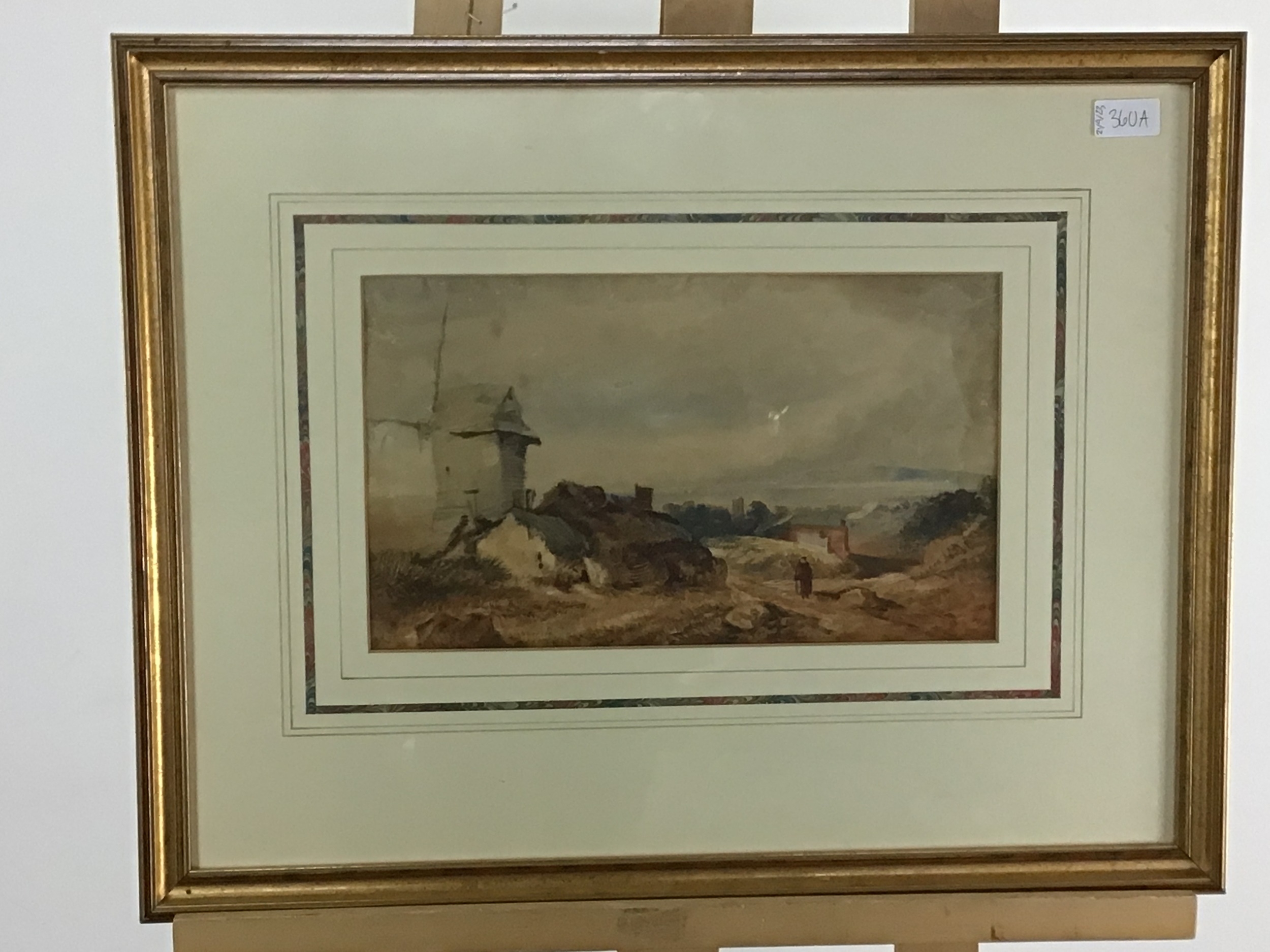 David Cox Sr. | LANDSCAPE WITH WINDMILL | MutualArt