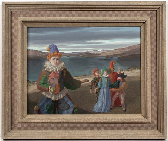 Claude William Harrison | Magicians by a Lake (1977) | MutualArt
