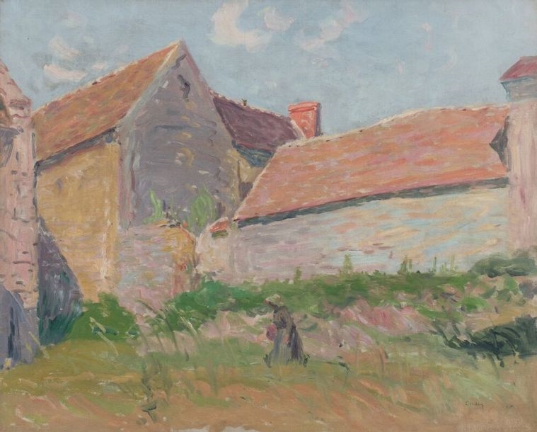 Frederic Samuel Cordey | Woman of the farm | MutualArt