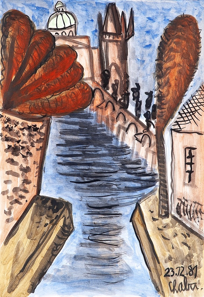 Karel Chaba | Karlův most (1981) | MutualArt
