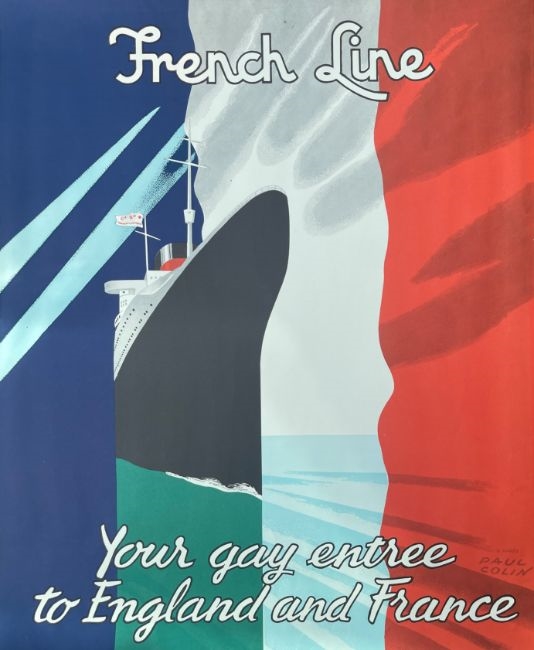 Paul Colin | French Line Your Gay Entree to England and France | MutualArt