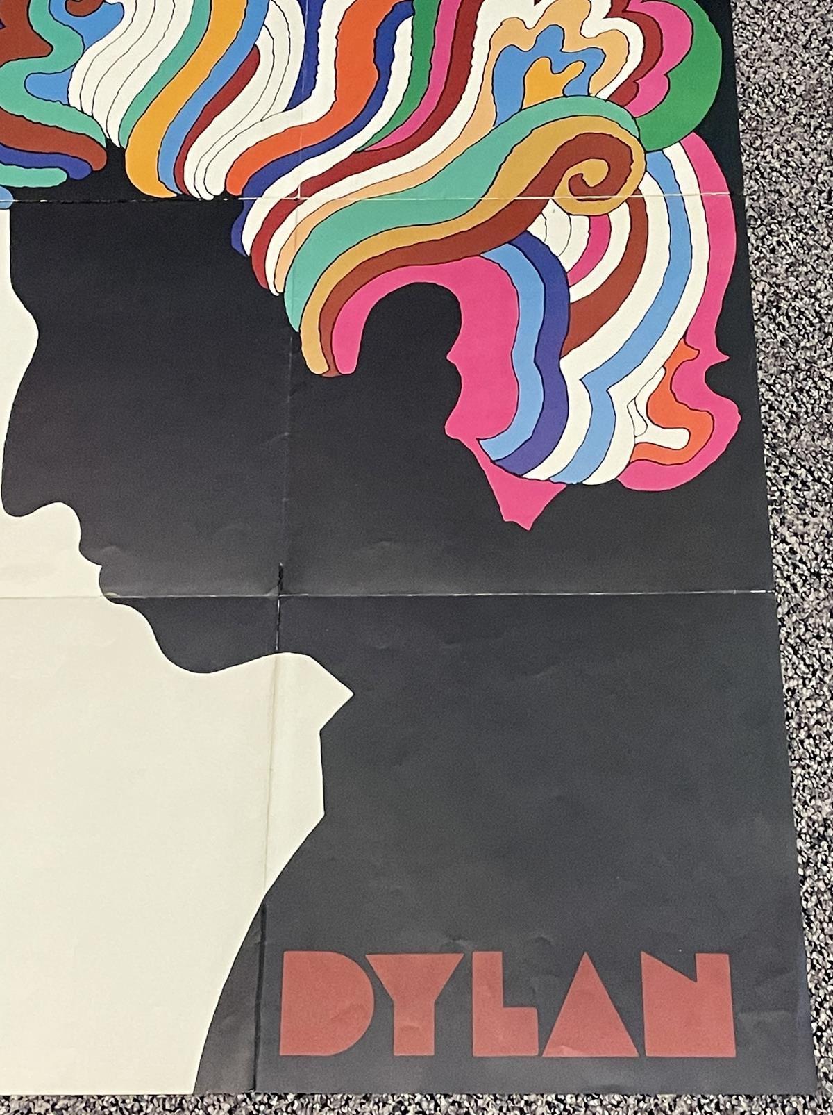 Milton Glaser | Vintage 1960's Original Bob Dylan Psychedelic Design ...