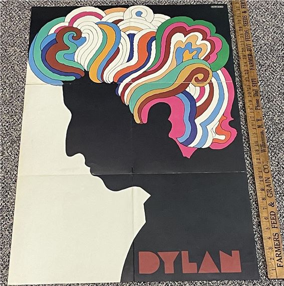 Milton Glaser | Vintage 1960's Original Bob Dylan Psychedelic Design Art Poster by Milton Glaser ...