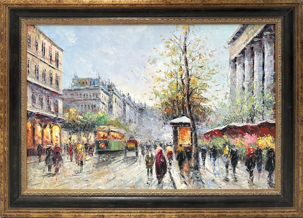 W. Burnett | Parisian Street Scene | MutualArt