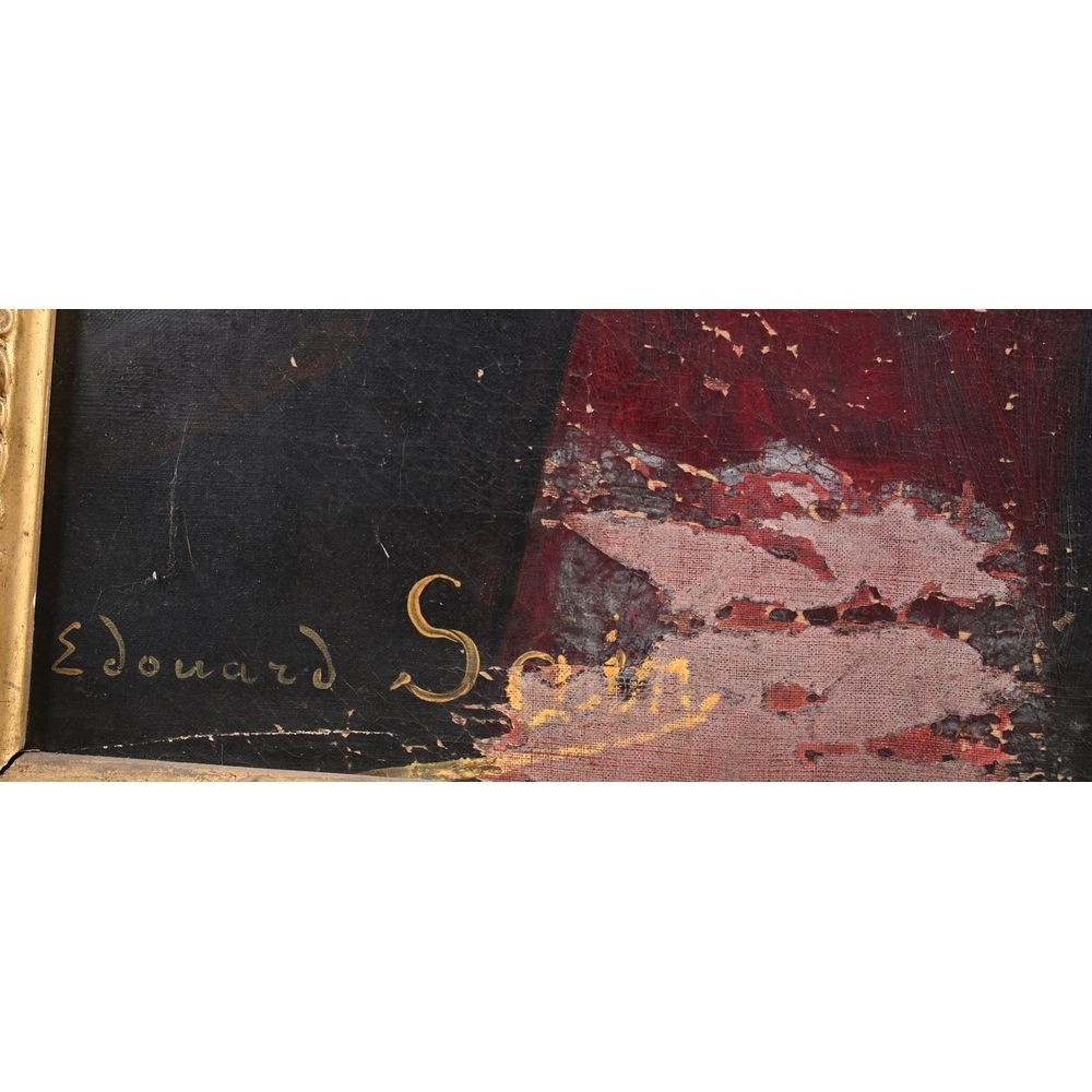 Edouard Alexandre Sain | Portrait d’une aristocrate | MutualArt