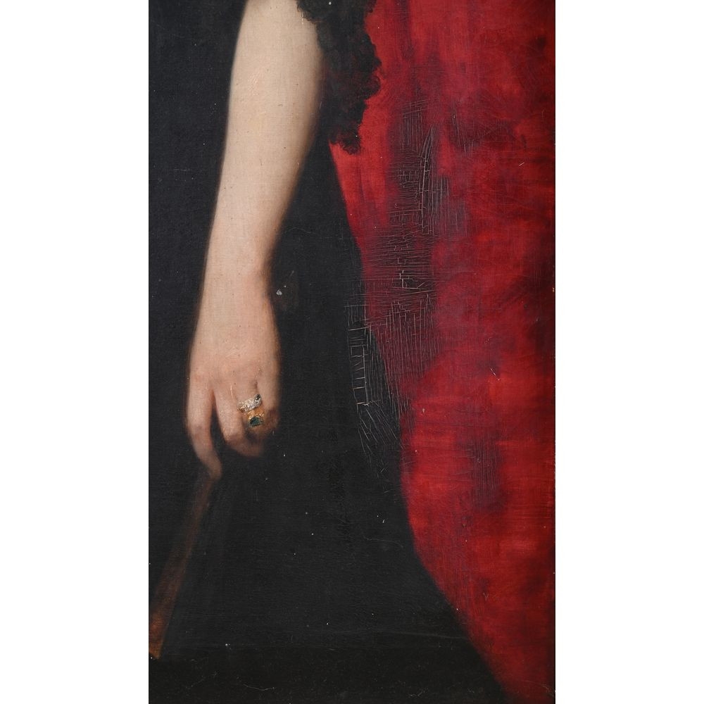 Edouard Alexandre Sain | Portrait d’une aristocrate | MutualArt