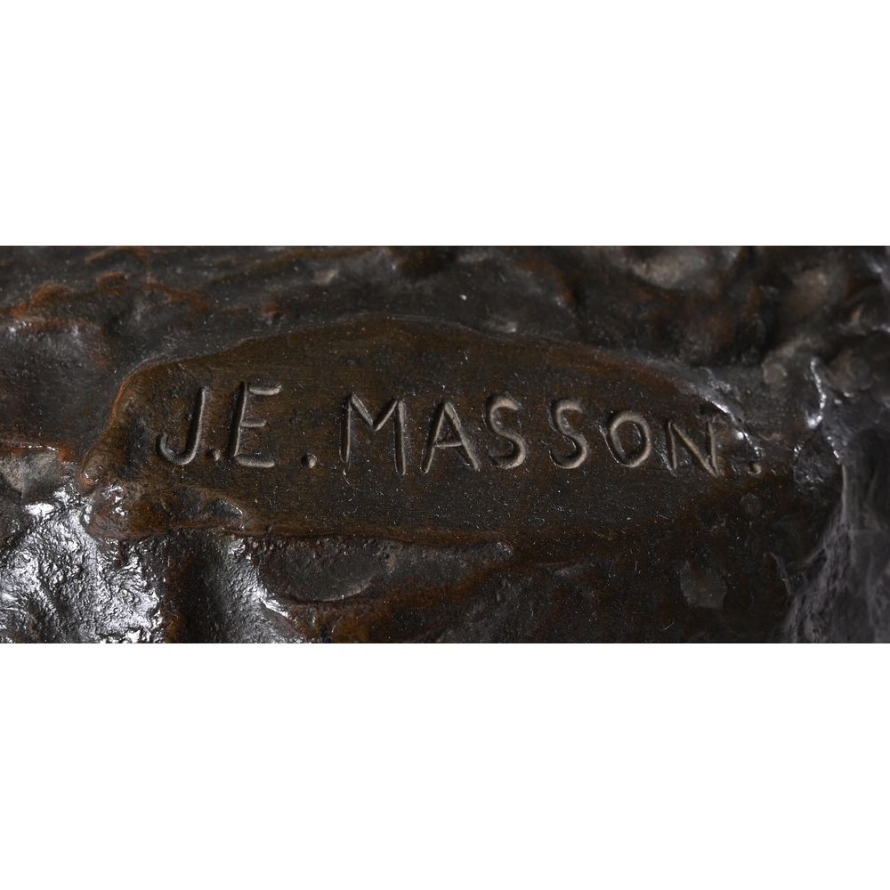 Jules Edmond Masson | Cerf et biche | MutualArt