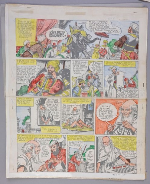 Claude Pascal | How was born the chess game | MutualArt