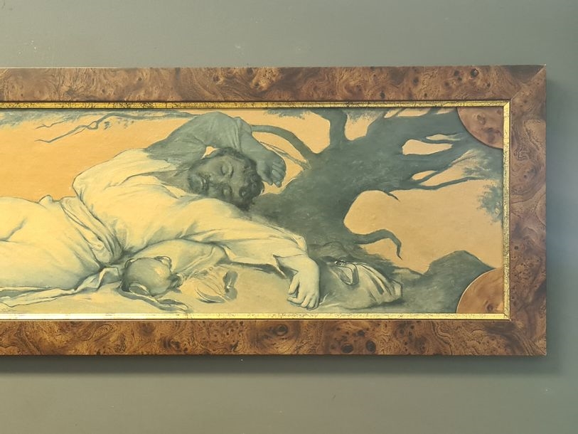 Joseph Felon | The sleeping man (1873) | MutualArt