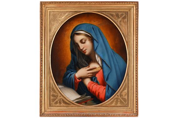 Italian School, 19th Century | The Virgin Mary reading | MutualArt