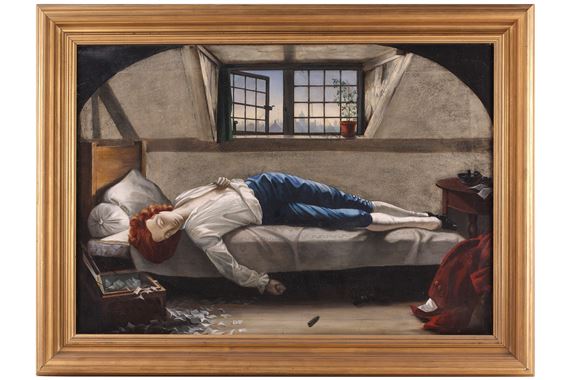 Henry Wallis | The Death of Chatterton (1858) | MutualArt