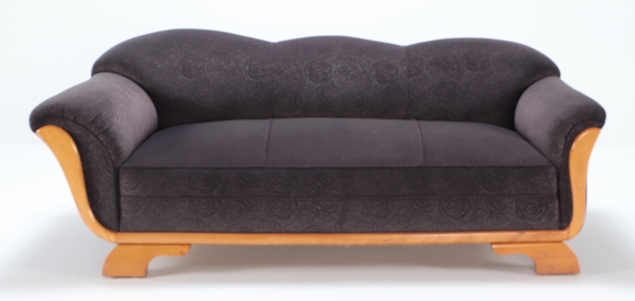 Art Deco School, 20th Century | French sycamore Art Deco Sofa C 1935 ...