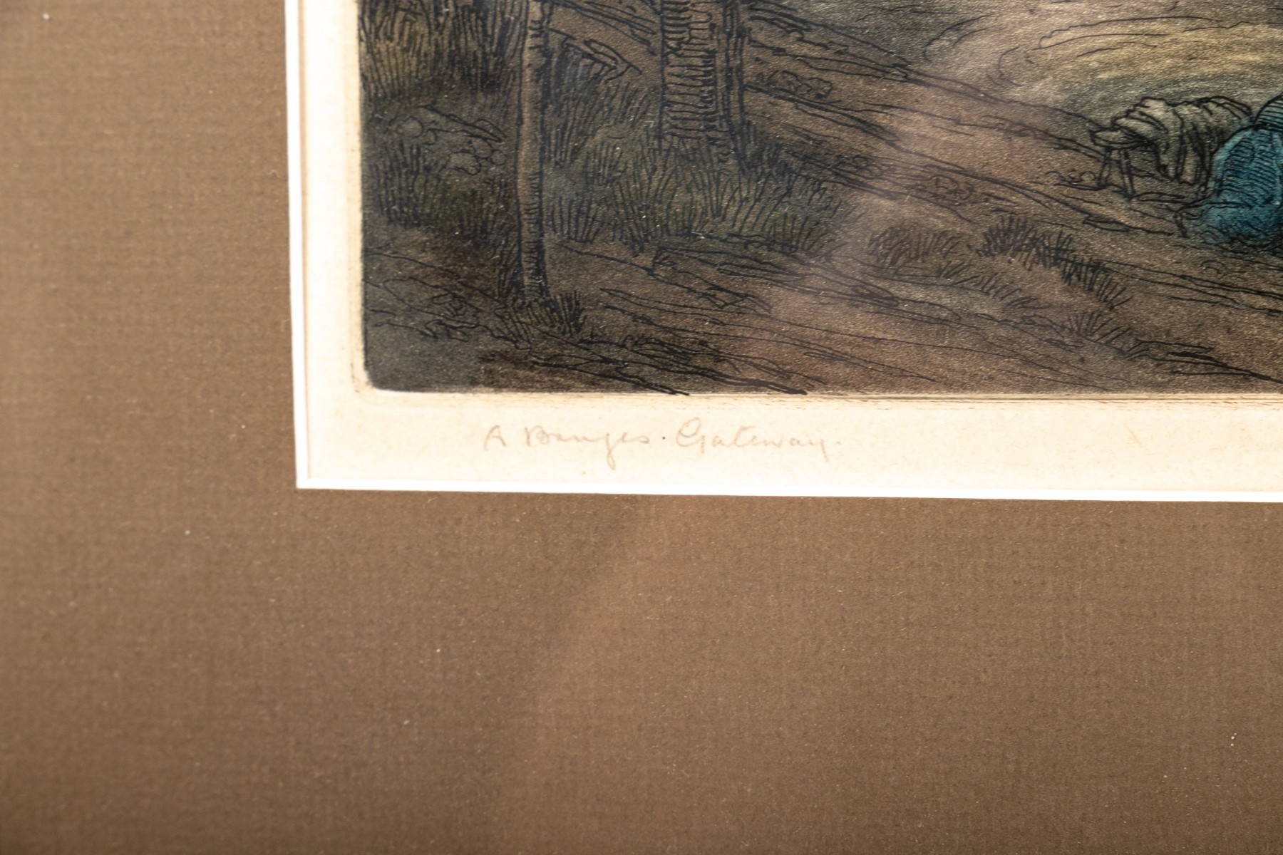 Frederick Marriott | A Bruges Gateway (1918) | MutualArt