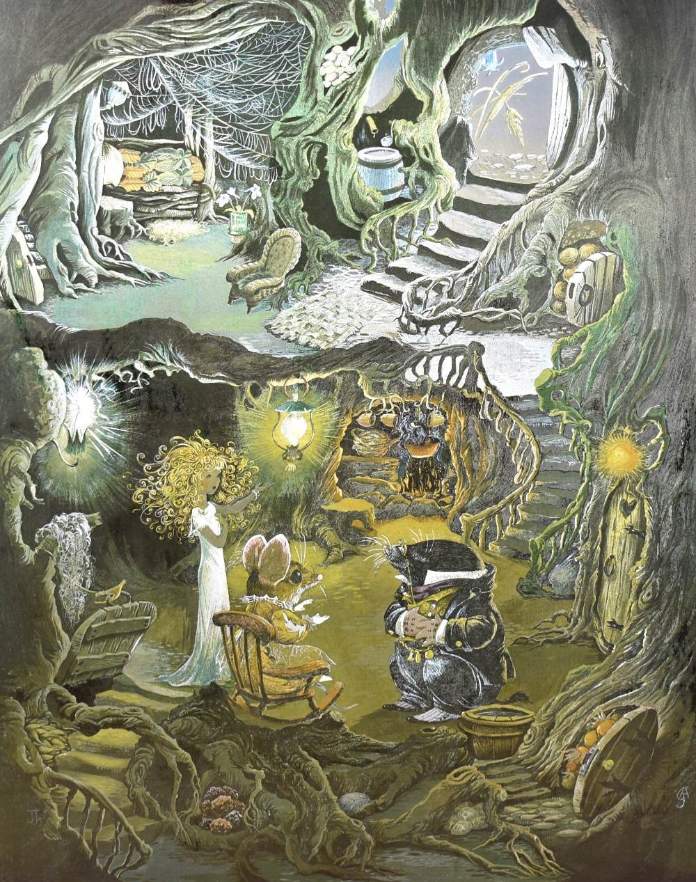 Anne Grahame-Johnstone | 'Mr Mole Proposes to Thumbelina' | MutualArt