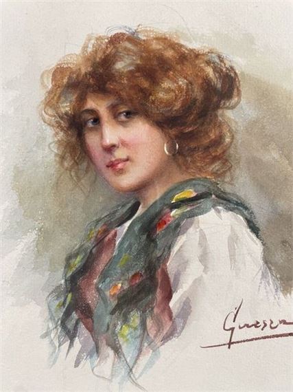 Achille Guerra | Watercolor | MutualArt