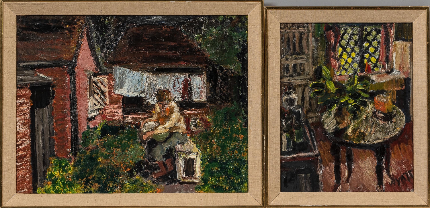 British School, 20th Century | Two Paintings Attributed to Anthony ...