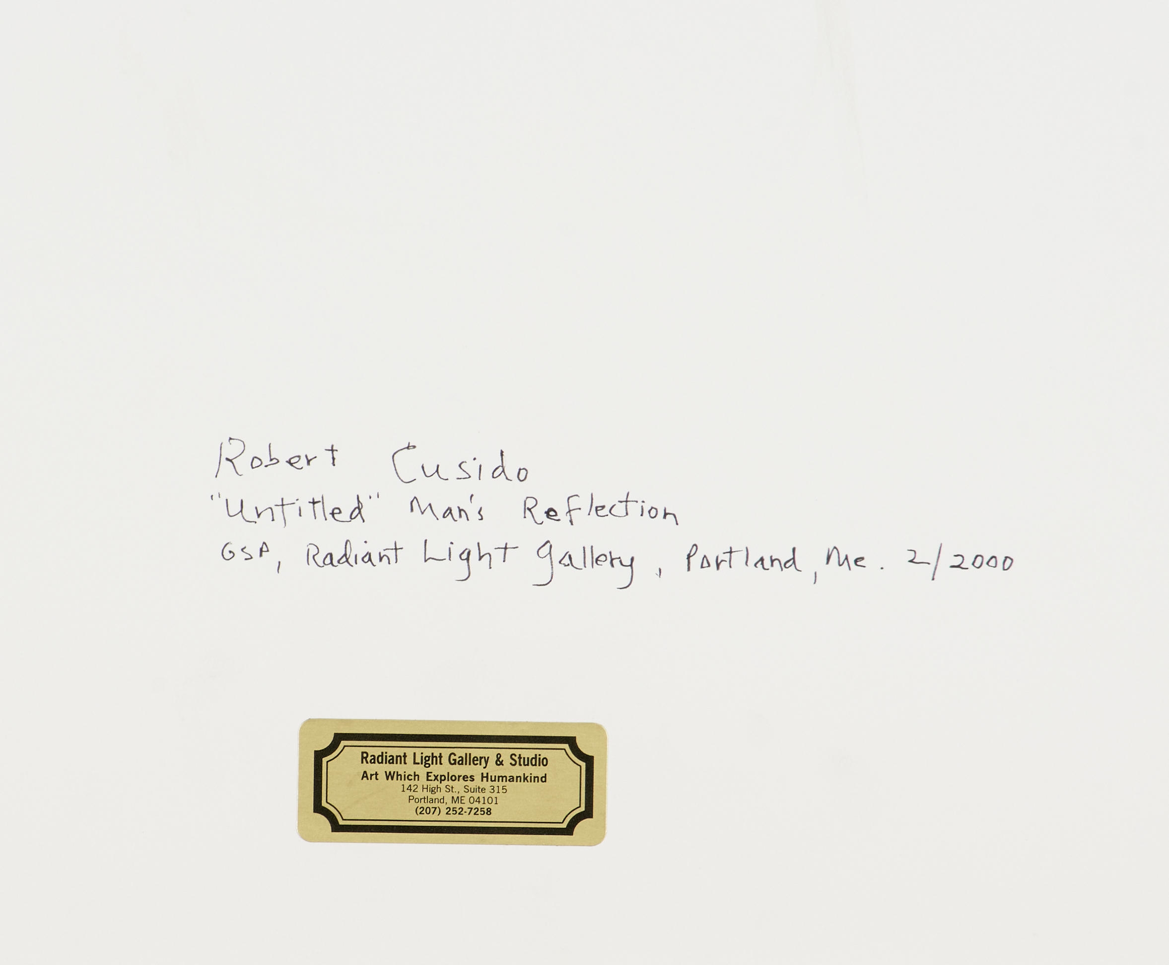Robert Cusido | Untitled (Male Nude) | MutualArt