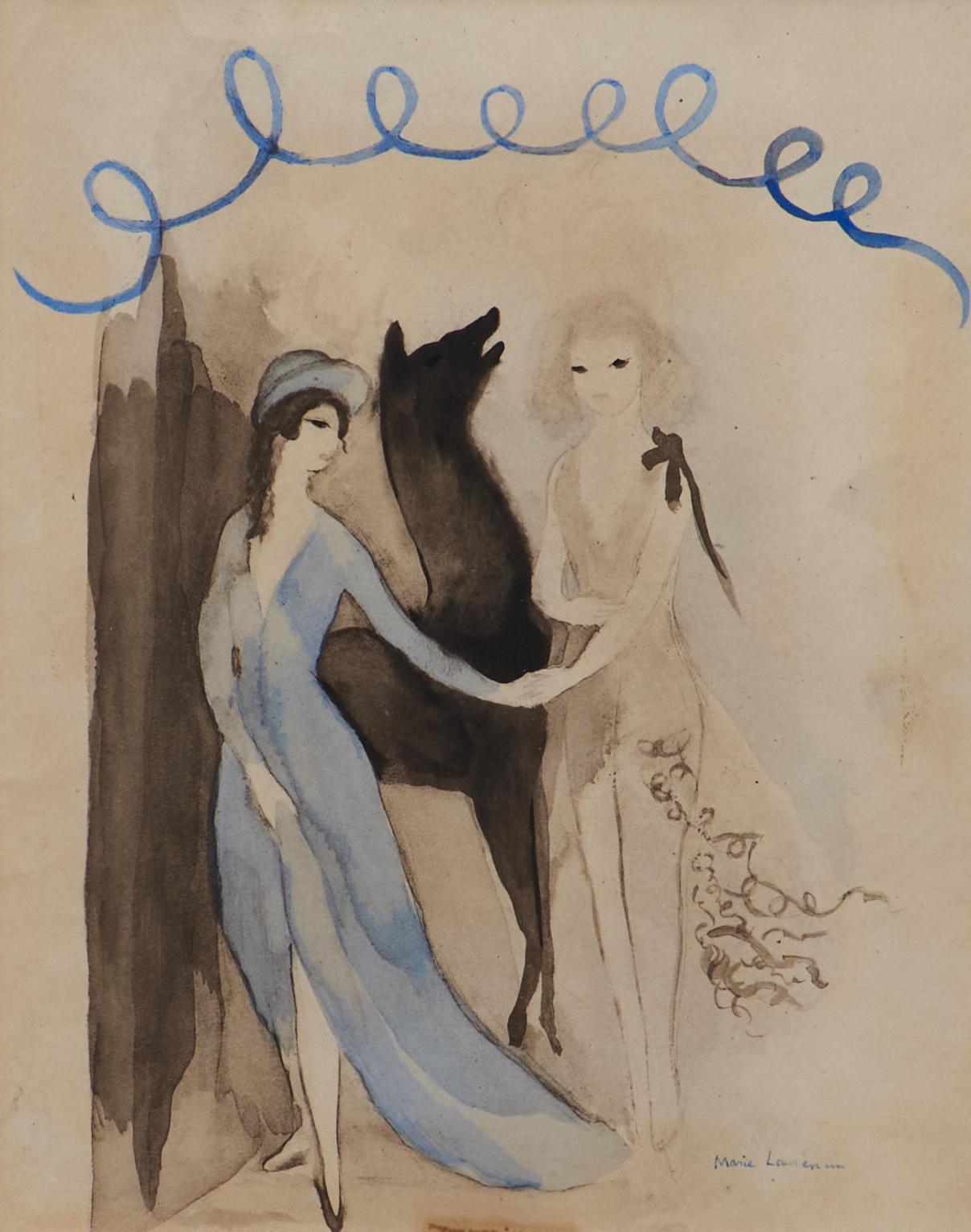 Marie Laurencin | Program or Book Cover for Ballets Russes production ...