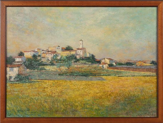 Jean Vollet | View of the village of Plascassier | MutualArt