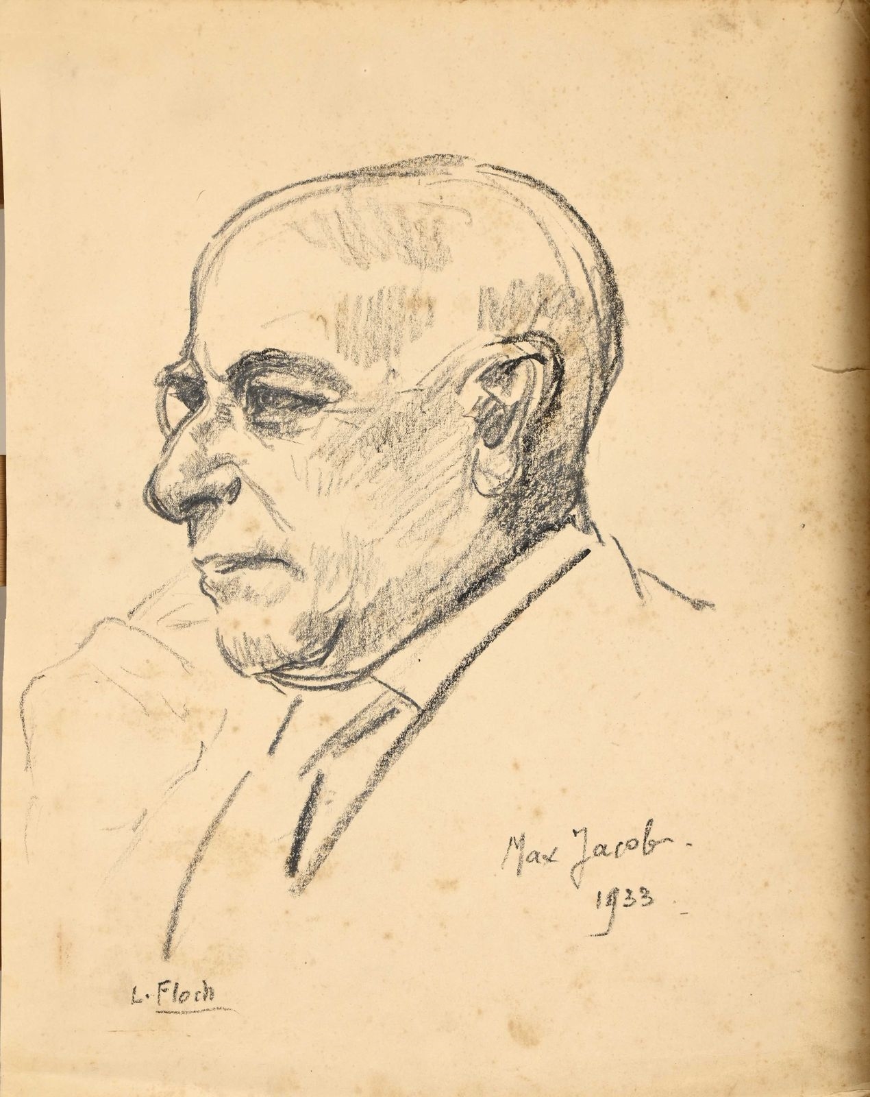 Lionel Floch | Portrait de Max Jacob | MutualArt