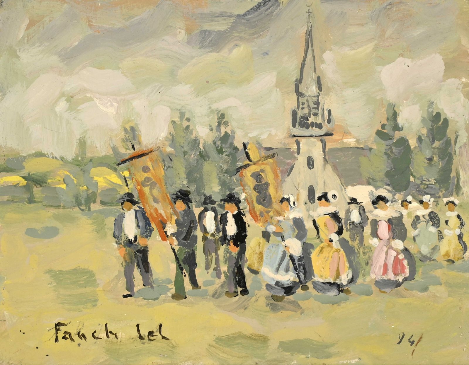 Fanch Lel | Marché en Bretagne | MutualArt