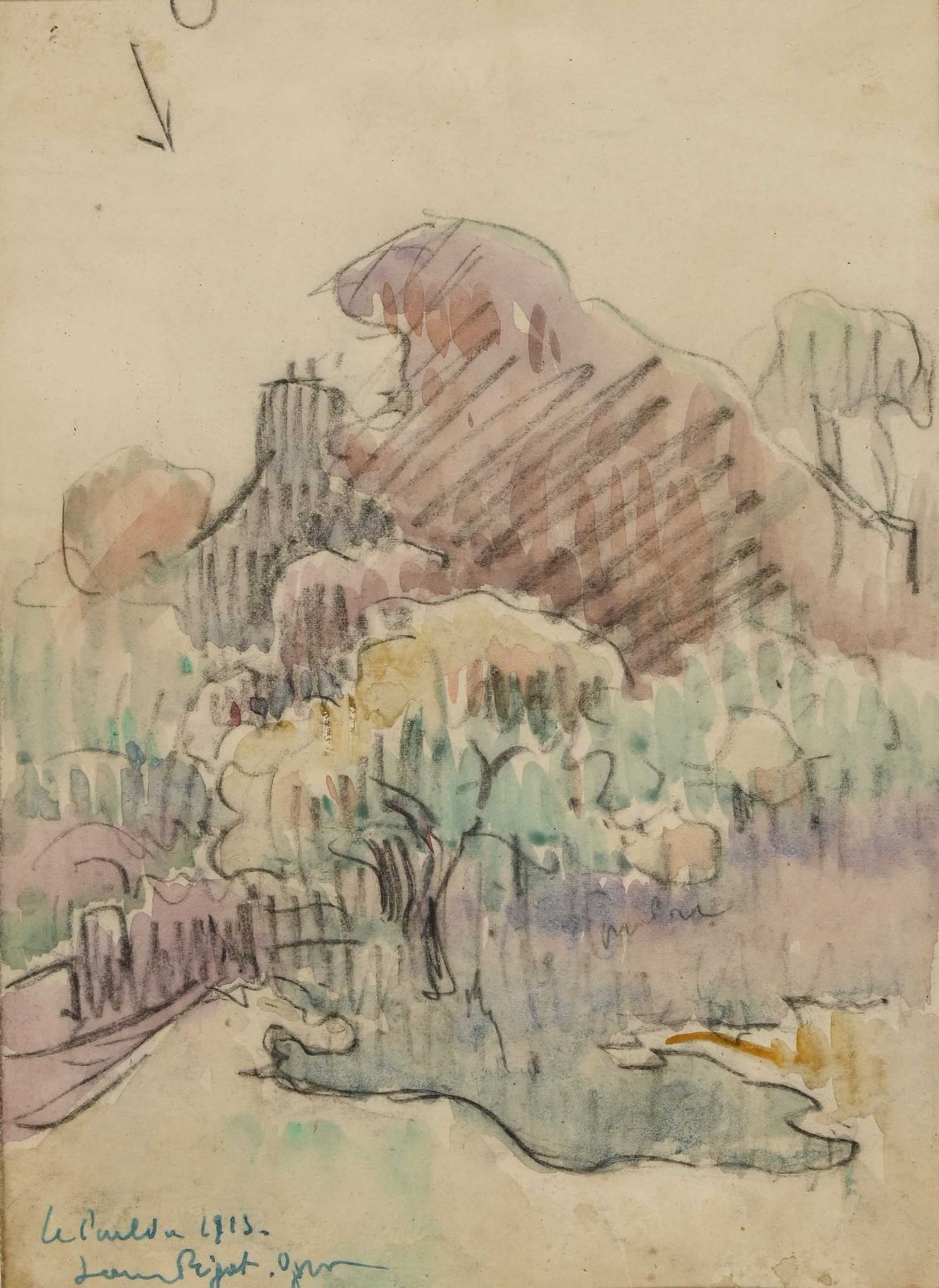 Jean Bertrand Pegot-Ogier | Le jardin au Pouldu | MutualArt