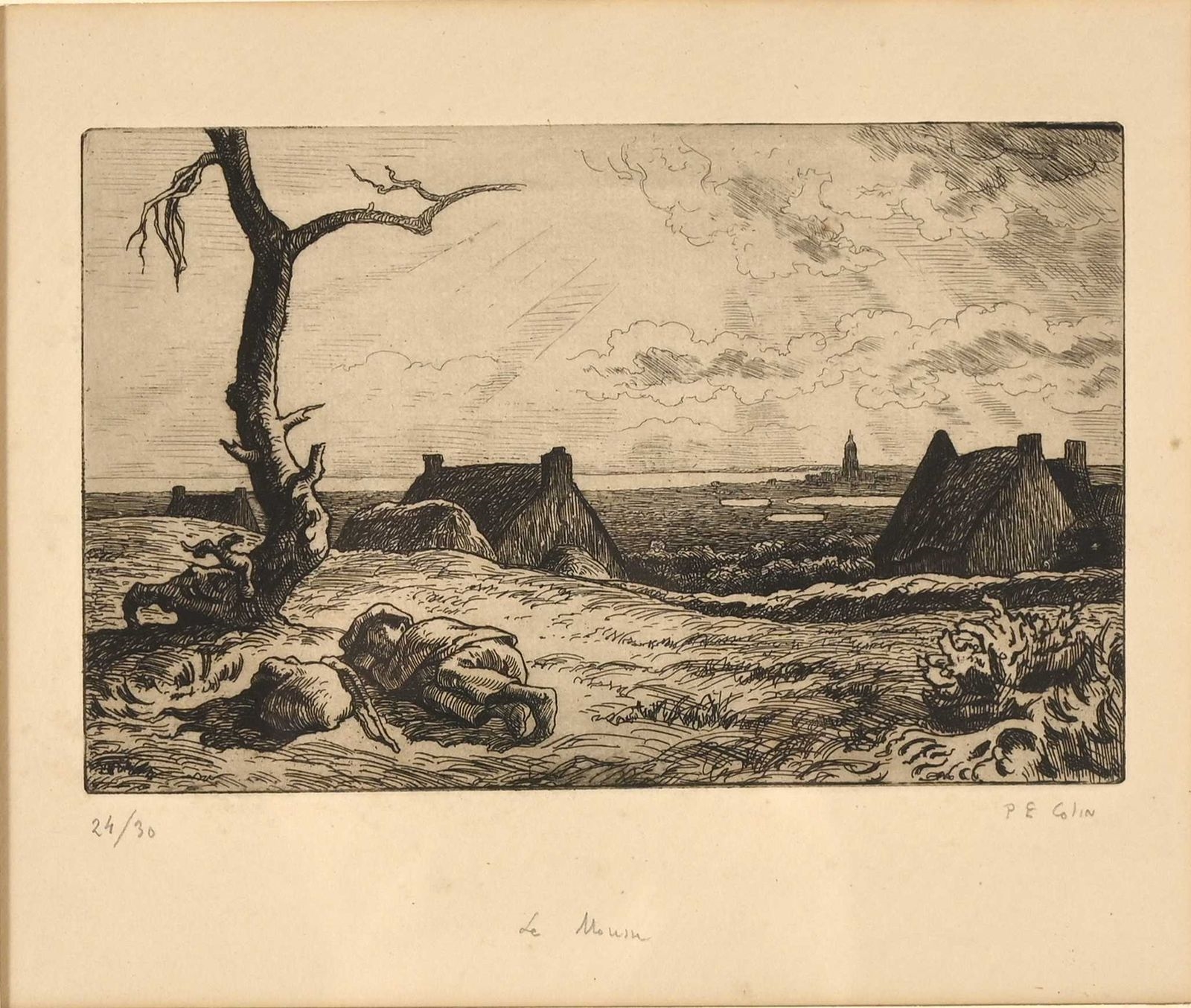 Paul-Emile Colin | La sieste au pied de l'arbre | MutualArt