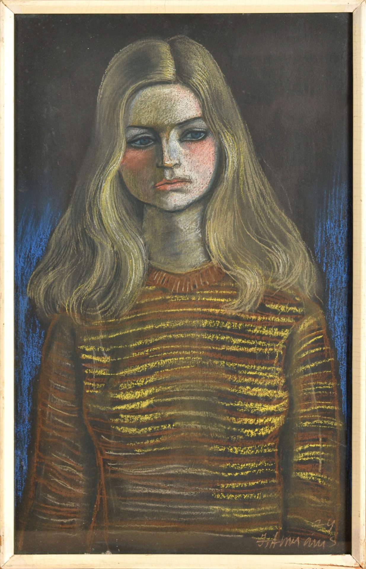 Janis Anmanis | Portrait of a girl (Late 20th Century) | MutualArt