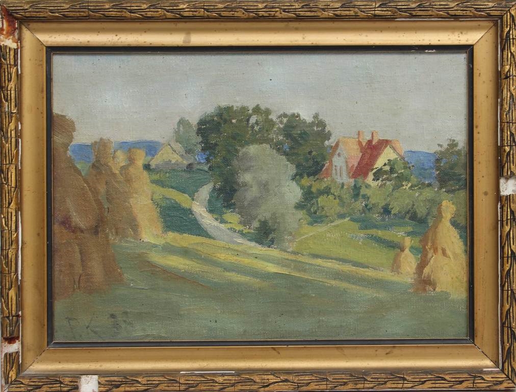 Peteris Kundzins | Landscape (1938) | MutualArt