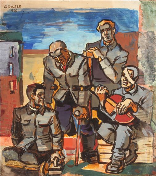 Tenis Grasis | War invalids | MutualArt