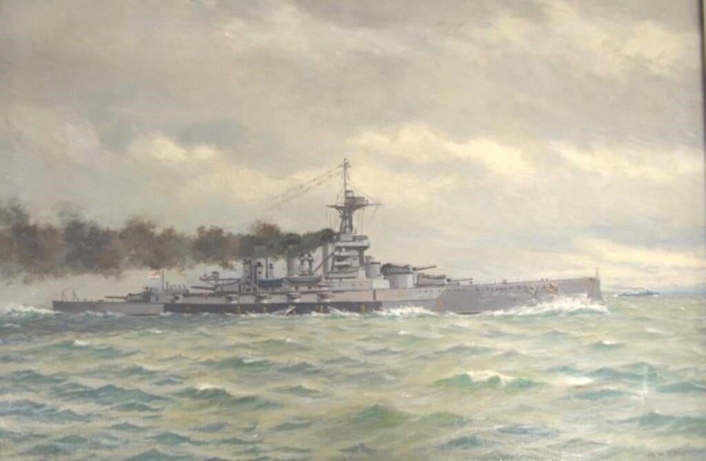 Richard Howard Penton | HMS Tiger Battle Cruiser | MutualArt