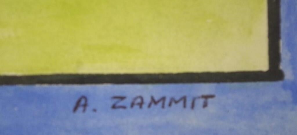 Alan Zammit | HMAS Australia Line Drawing (Circa 1950) | MutualArt