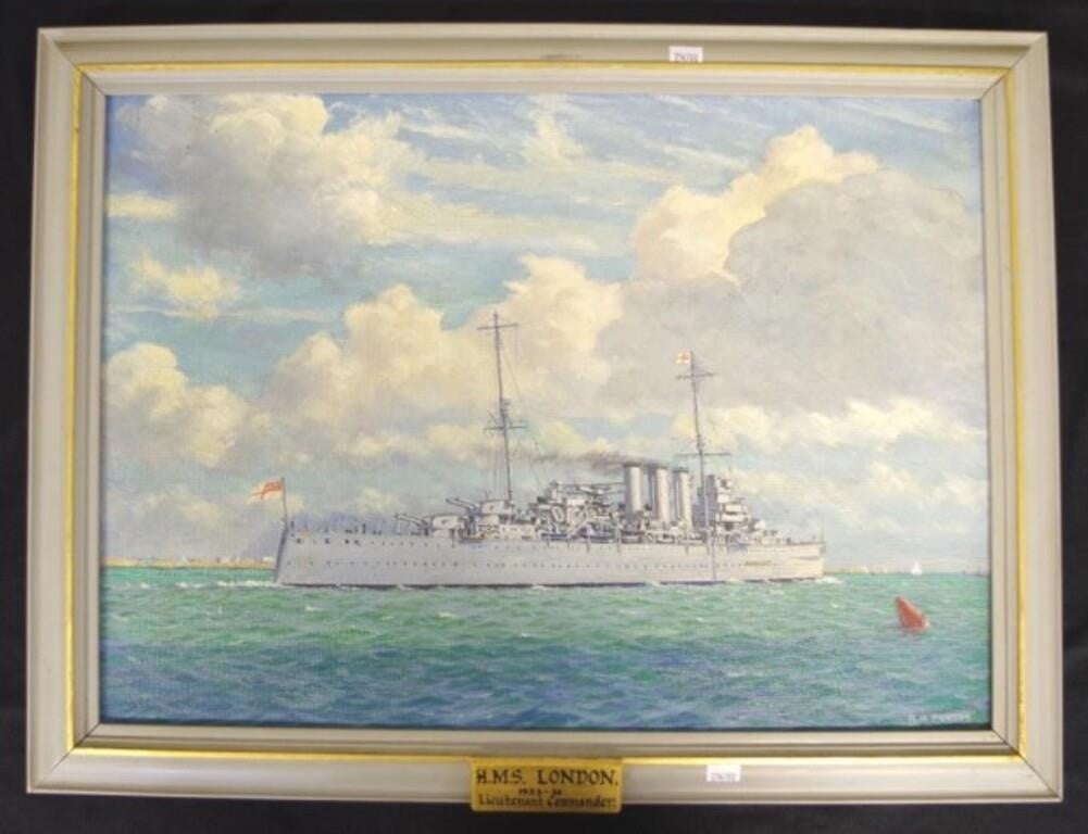 Richard Howard Penton | HMS London | MutualArt