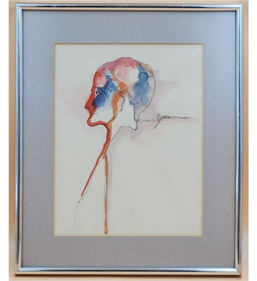 Sonia Risolia | Sonia Risolia (American, 1926-2002) Watercolor Etching ...