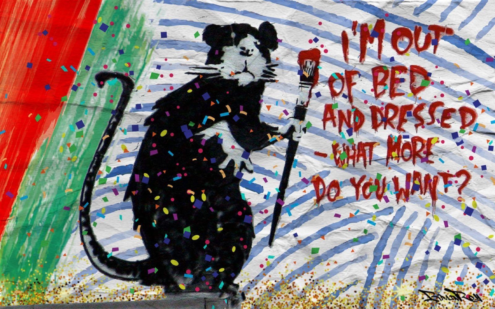 Brain Roy | Rat (inspired by Banksy) | MutualArt