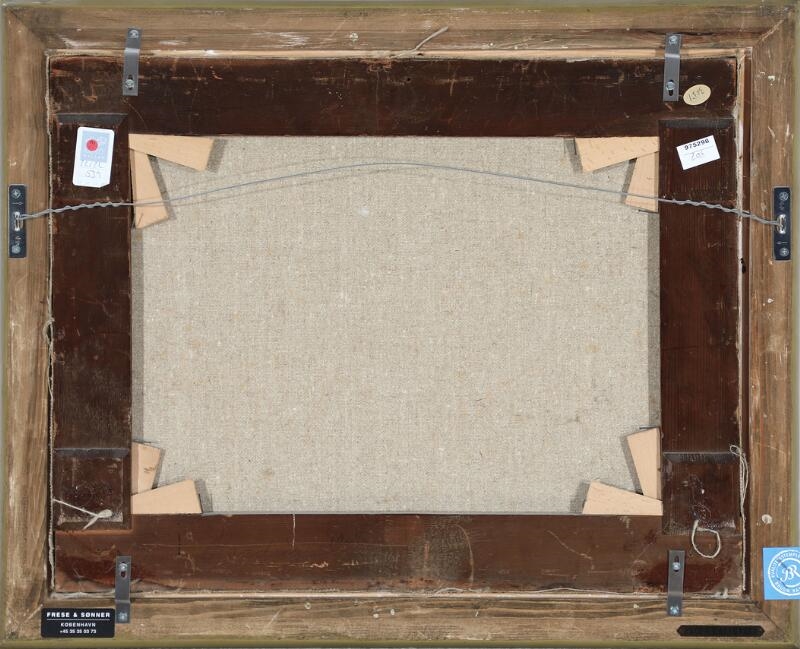 Christen Dalsgaard | A family on the heath with a boy feeding a sheep ...