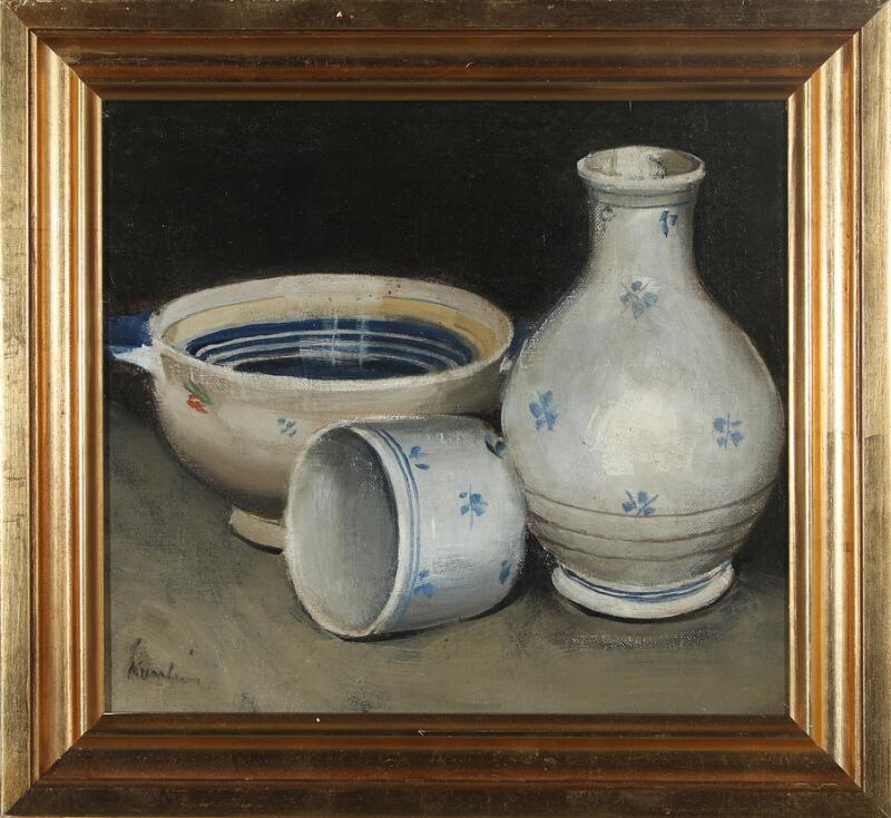 Akke Kumlien | Still life with pottery | MutualArt