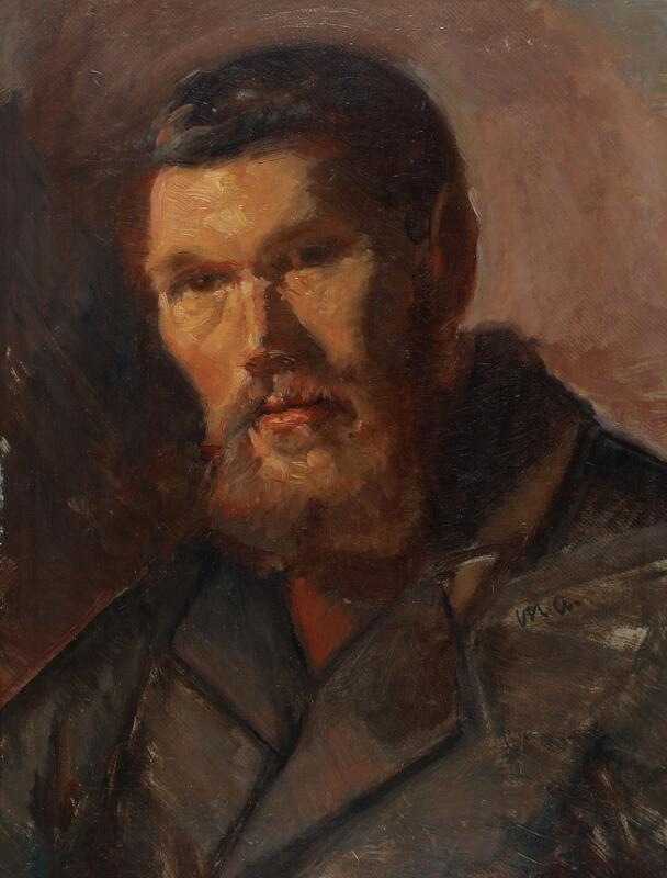 Michael Peter Ancher | View of the sea with a sailing ship on the ...