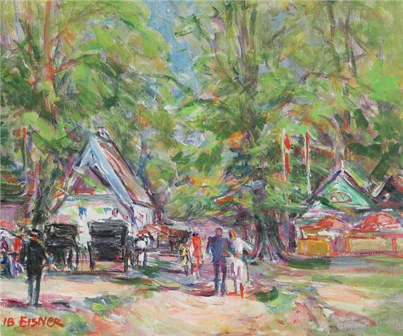 Ib Eisner | Summer scenery from Dyrehaven | MutualArt