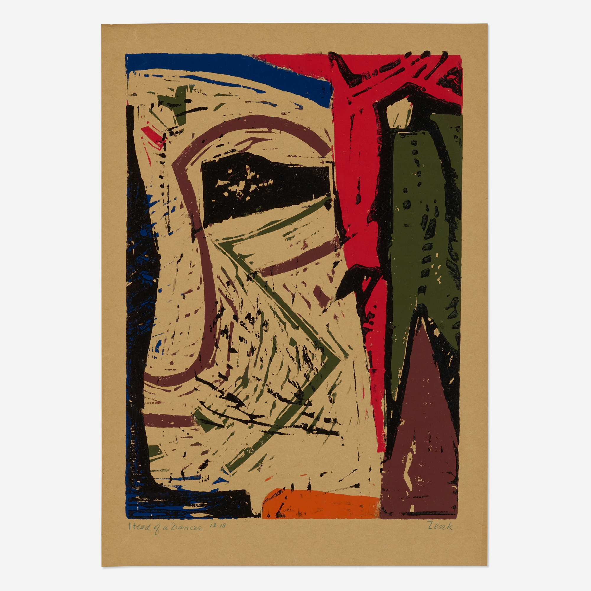 Josef Zenk | Head of a Dancer | MutualArt